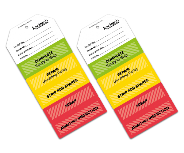 Inspection Tags - Virtually indestructible bespoke Tagging Solutions