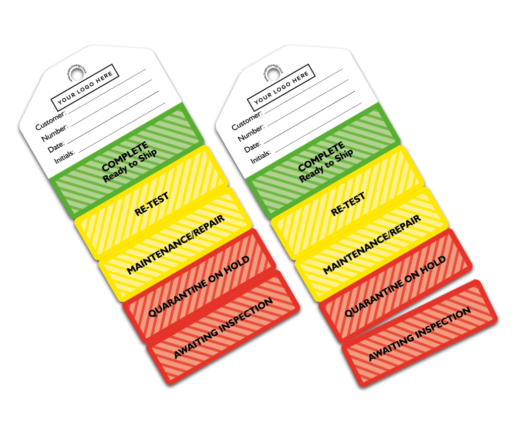 Tear-off Inspection Tags